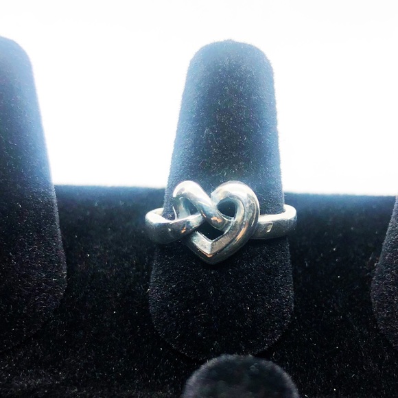 James Avery | Jewelry | James Avery Sterling Silver Knotted Heart Ring ...
